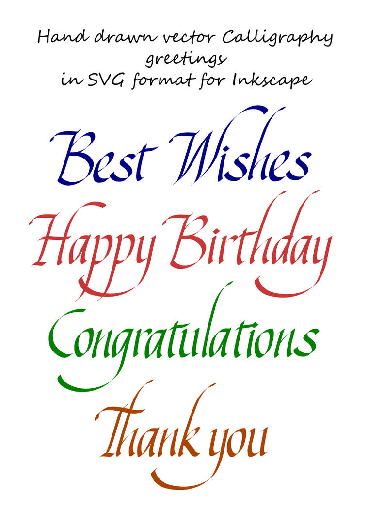 Calligraphy Greetings by billps on DeviantArt