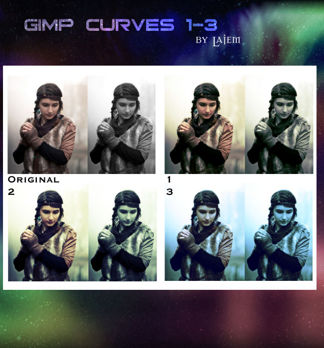 Gimp curves 1-3 by LaJem on DeviantArt