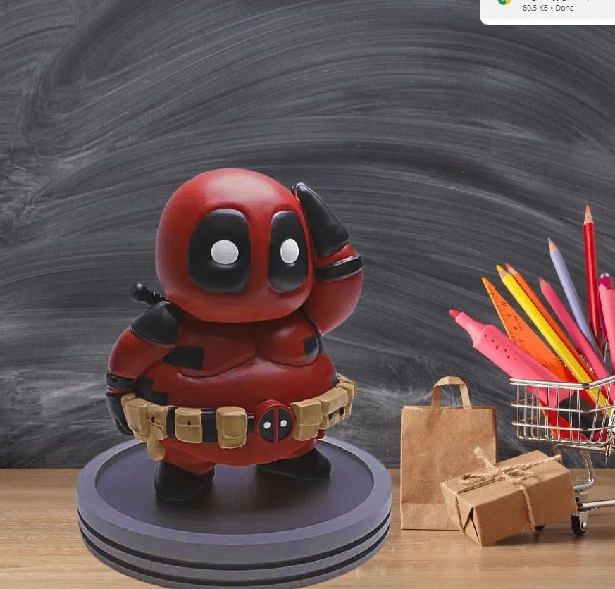Chubby/Fat Deadpool 3D Printing Model by khalil1997 on DeviantArt
