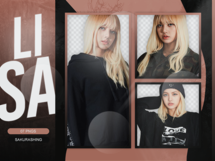 [PACK PNG #030] - Lisa (BP) by sakurashing on DeviantArt