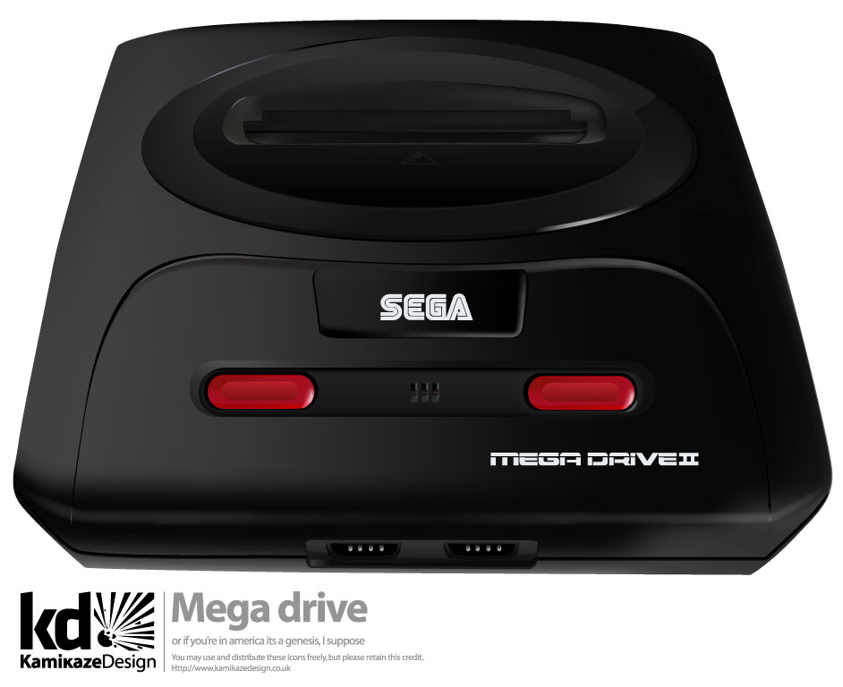 Sega Mega Drive Vector by KamikazeDesignStudio on DeviantArt