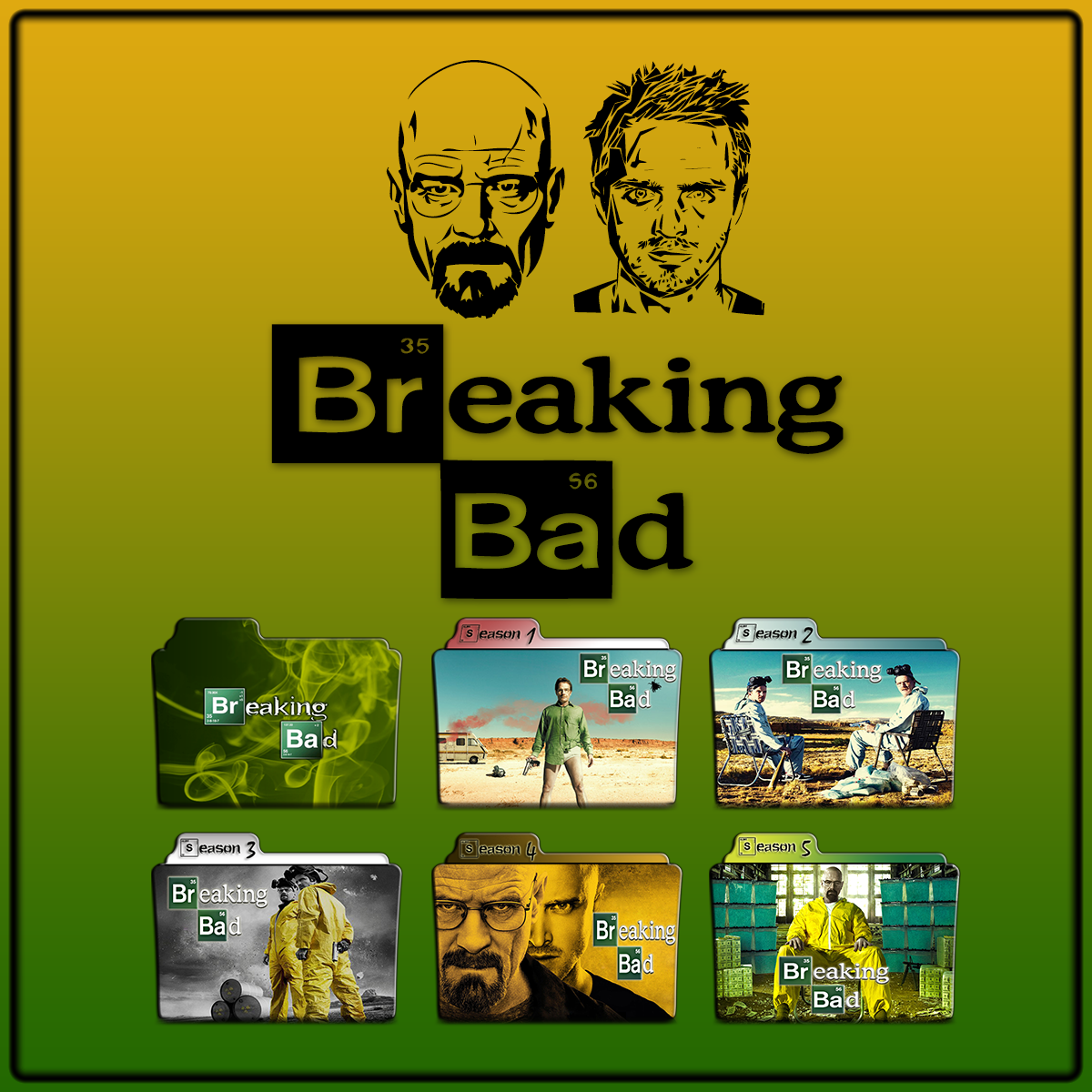 Breaking Bad folder icons by F0l13aD3ux on DeviantArt