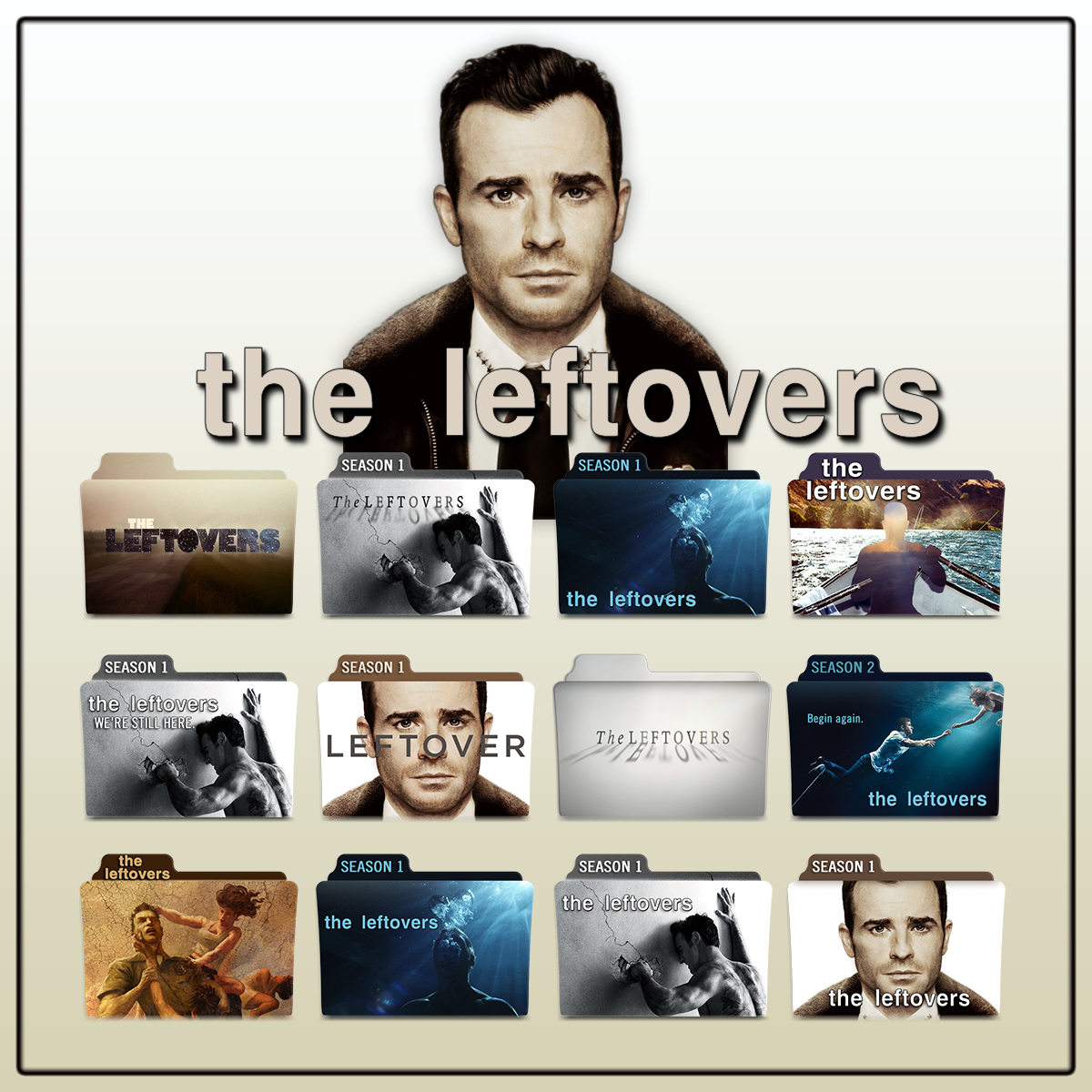 The Leftovers folder icons: Season 1 and Season 2 by F0l13aD3ux on ...