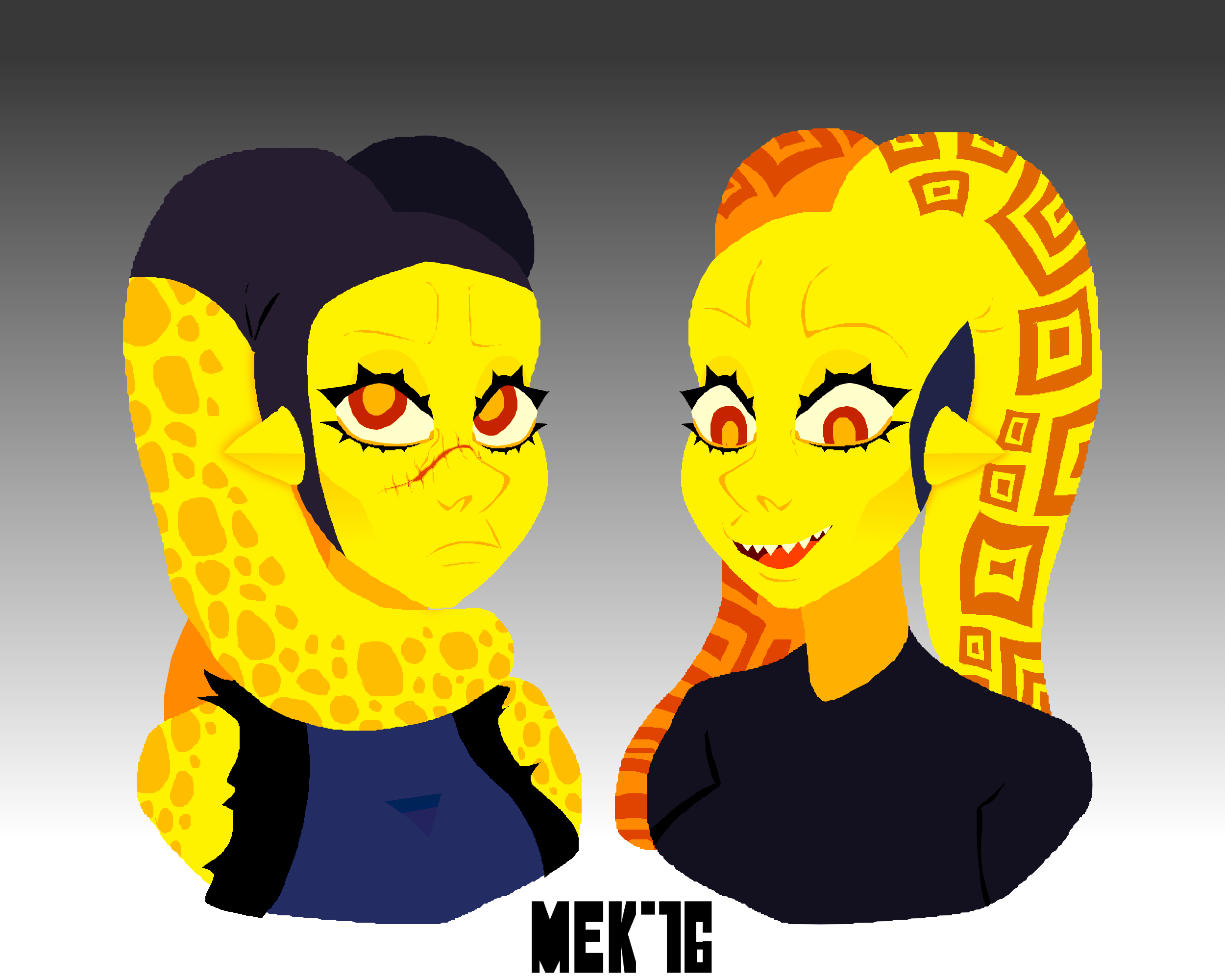 twins by superpear8 on DeviantArt