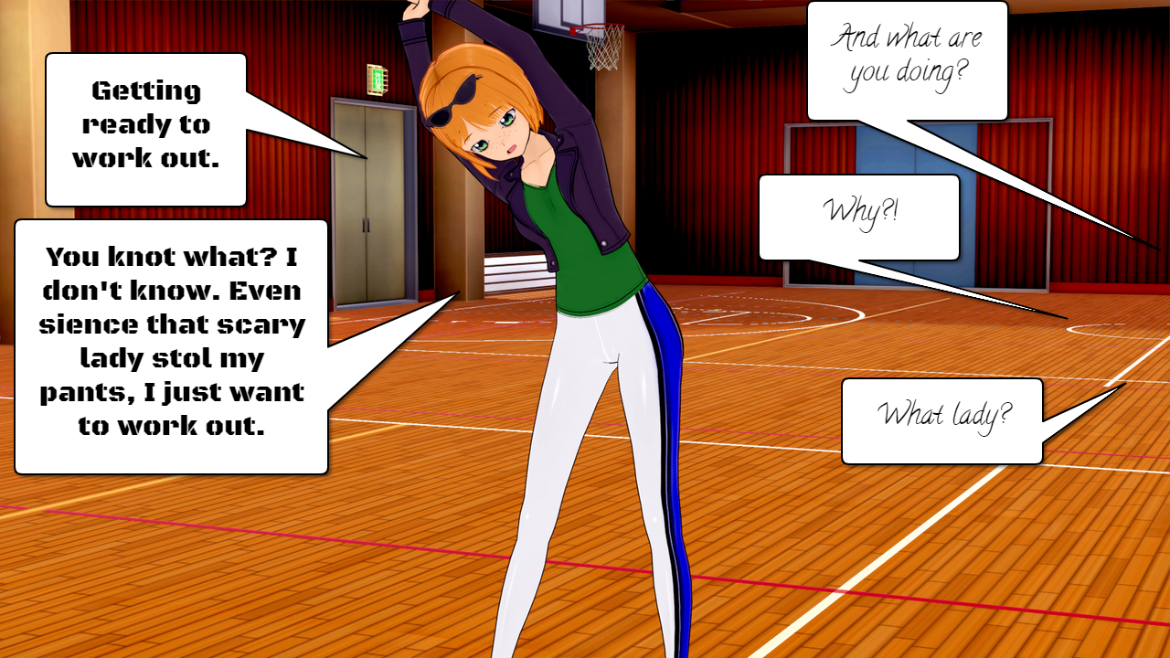 Haunted yoga pants by Team-Ehiro on DeviantArt