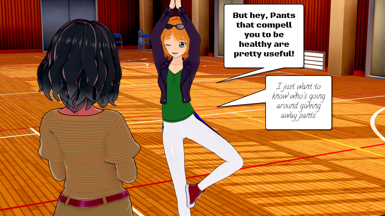 Haunted yoga pants by Team-Ehiro on DeviantArt