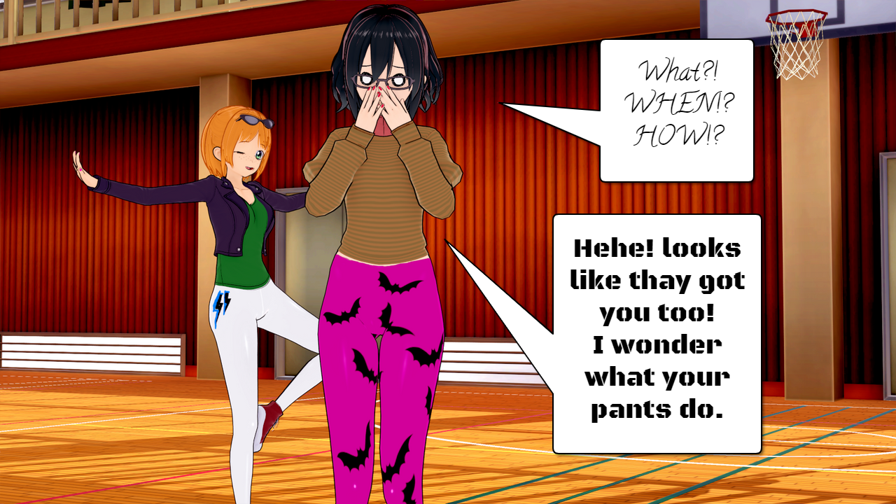 Haunted yoga pants by Team-Ehiro on DeviantArt