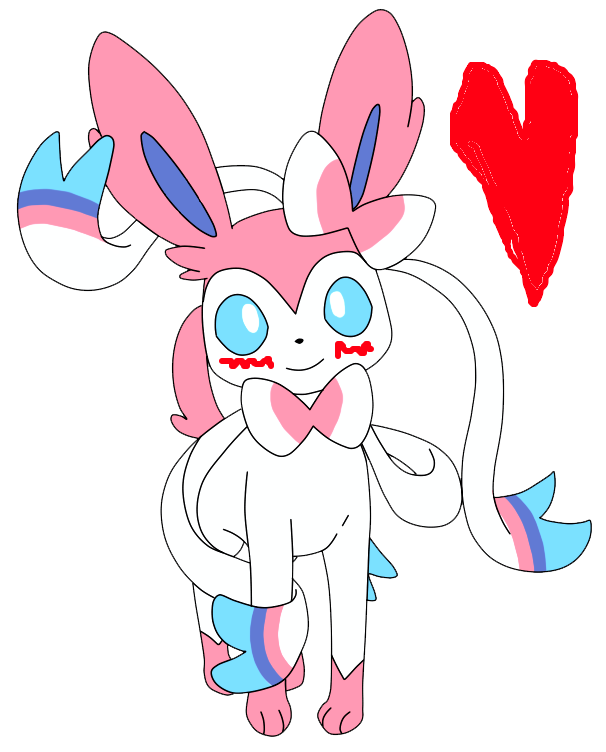 Sylveon remake by MeganightmareSylveon on DeviantArt