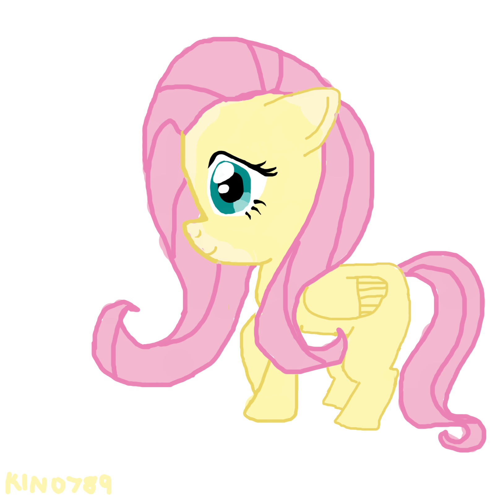 Baby Fluttershy by kino789 on DeviantArt