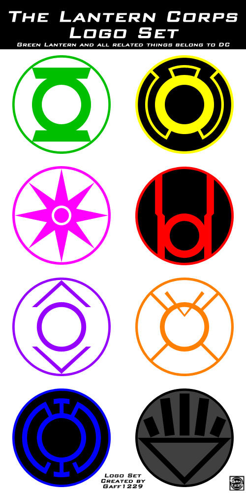 Lantern Corps Shapes by What-the-Gaff on DeviantArt