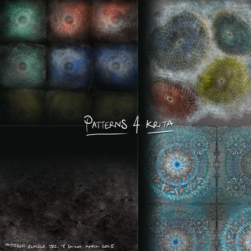 Patterns4Krita: ZIP DOWNLOADS: Bundles by Jshinncreative on DeviantArt
