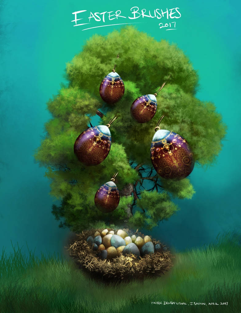 Easter Brushes and Patterns by Jshinncreative on DeviantArt