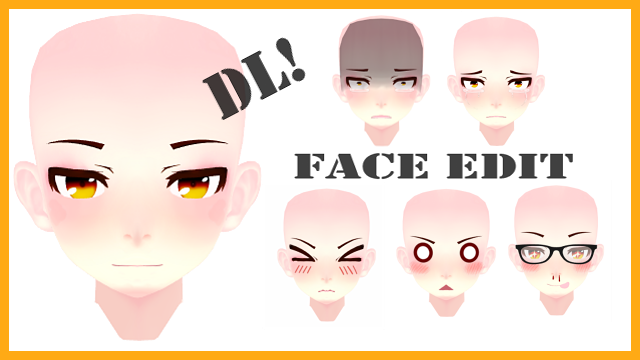 Face Edit//MosterNight-MMD//DL! by MosterNighT-MMD on DeviantArt
