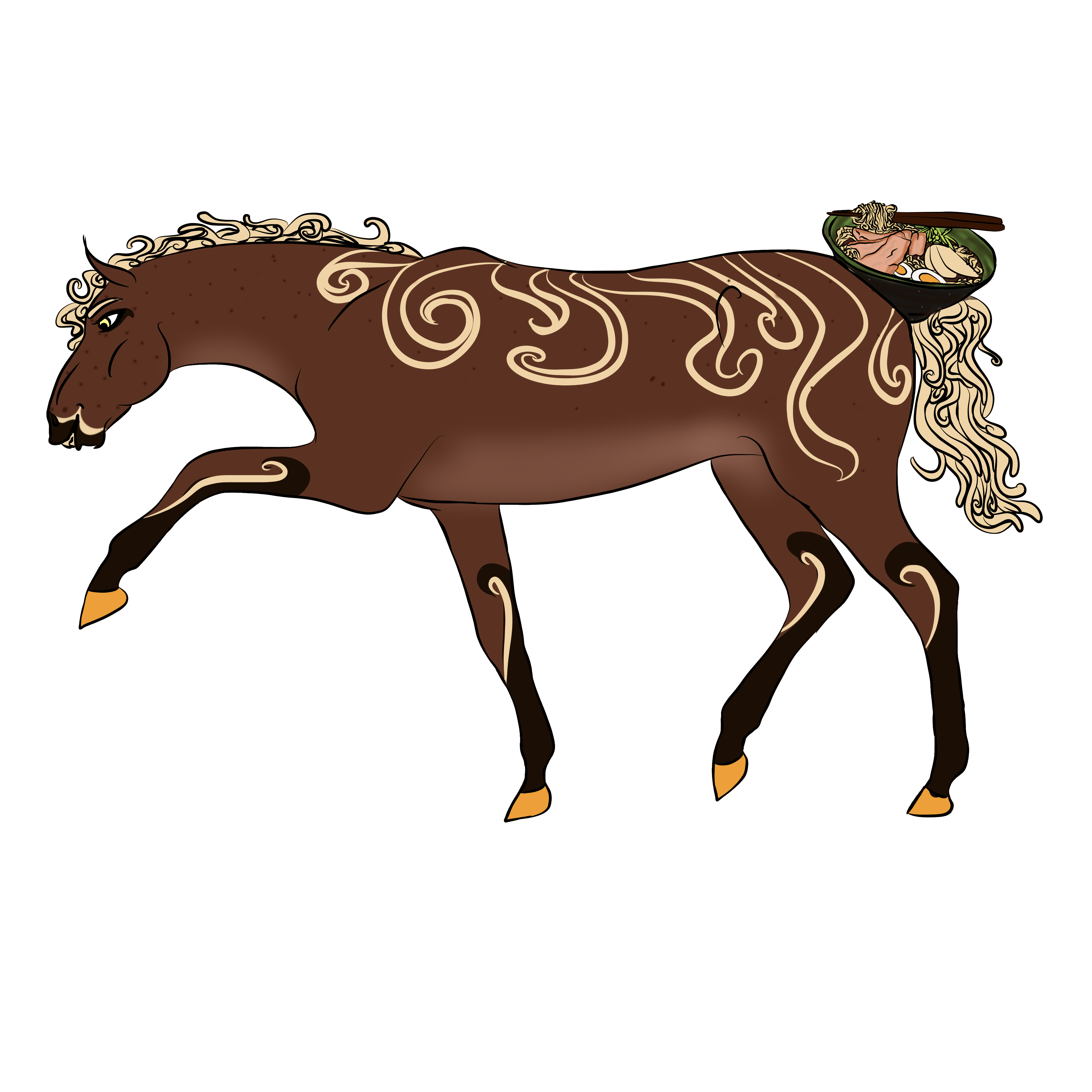 Ramen Horse | Ray | by wardhighlands on DeviantArt
