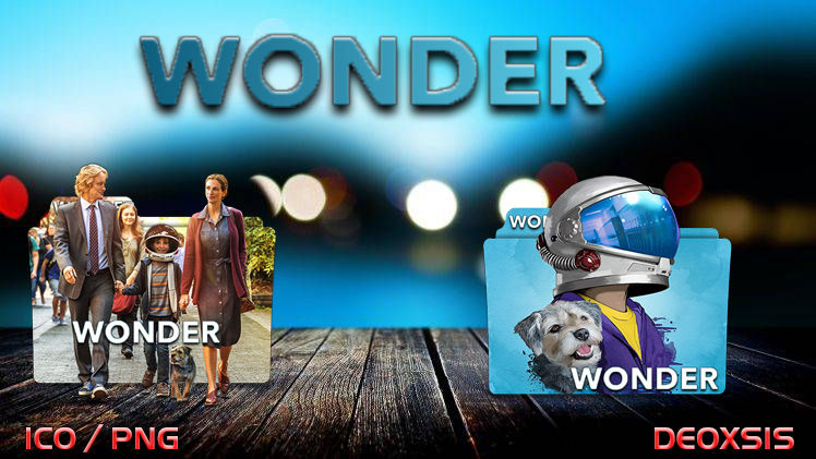 Wonder [2017] Folder Icon PACK by deoxsis on DeviantArt