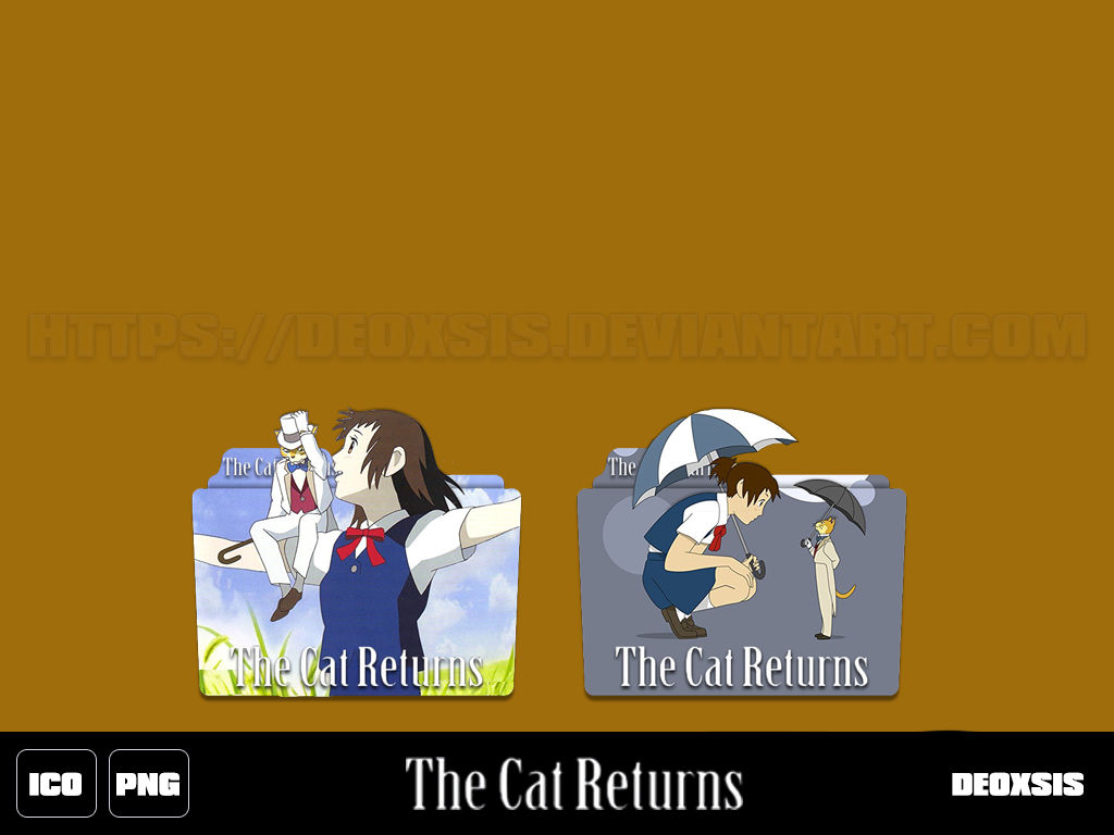 The Cat Returns [2002] Folder Icon Pack by deoxsis on DeviantArt