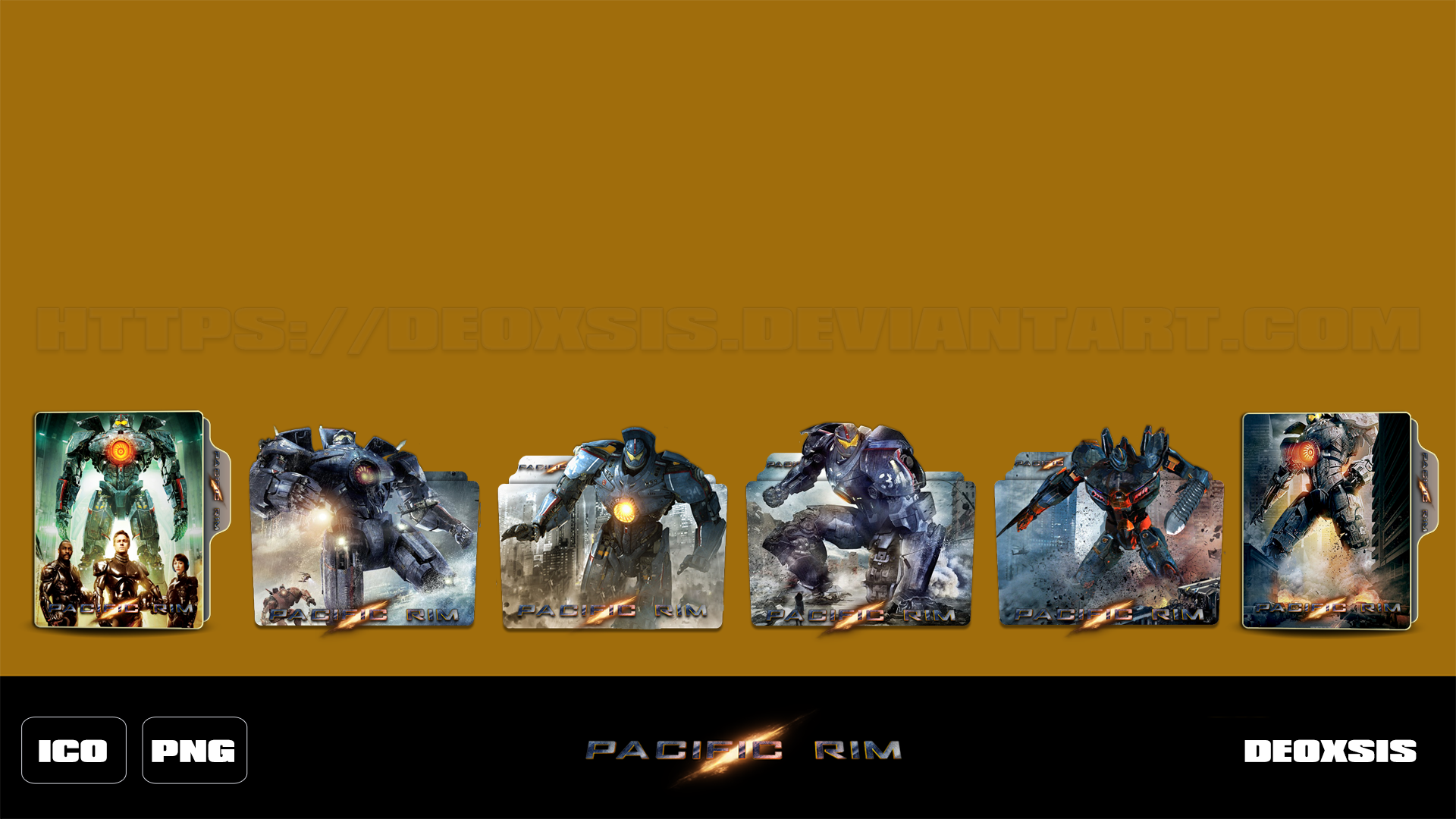 Pacific Rim [2013] Folder Icon Pack by deoxsis on DeviantArt