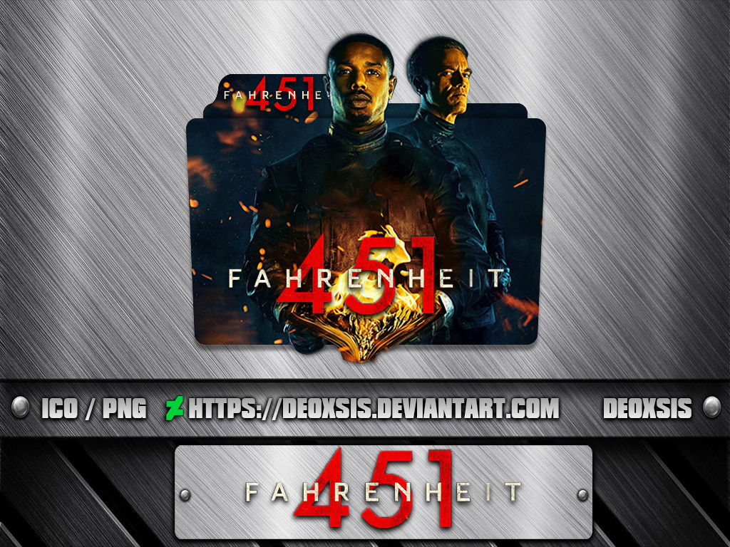 Fahrenheit 451 [2018] Folder Icon by deoxsis on DeviantArt