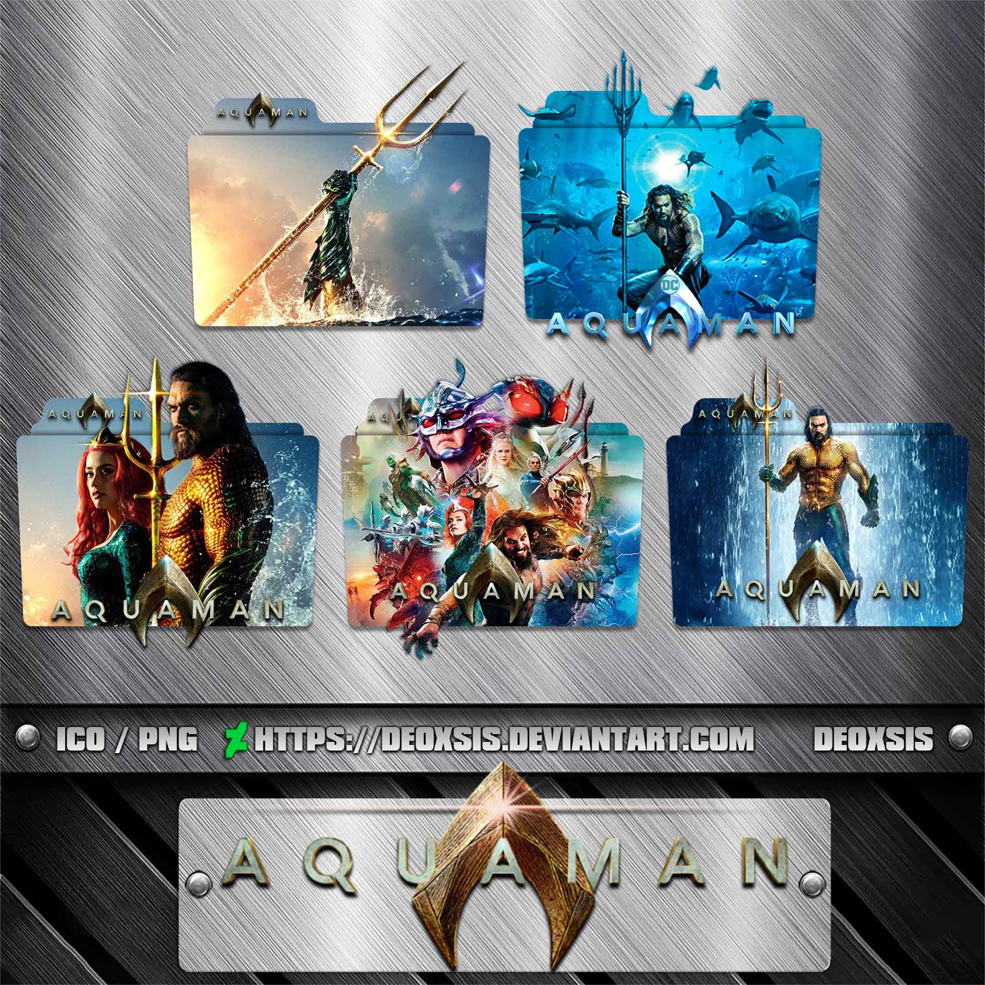 Aquaman [2018] Folder Icon Pack V1 by deoxsis on DeviantArt