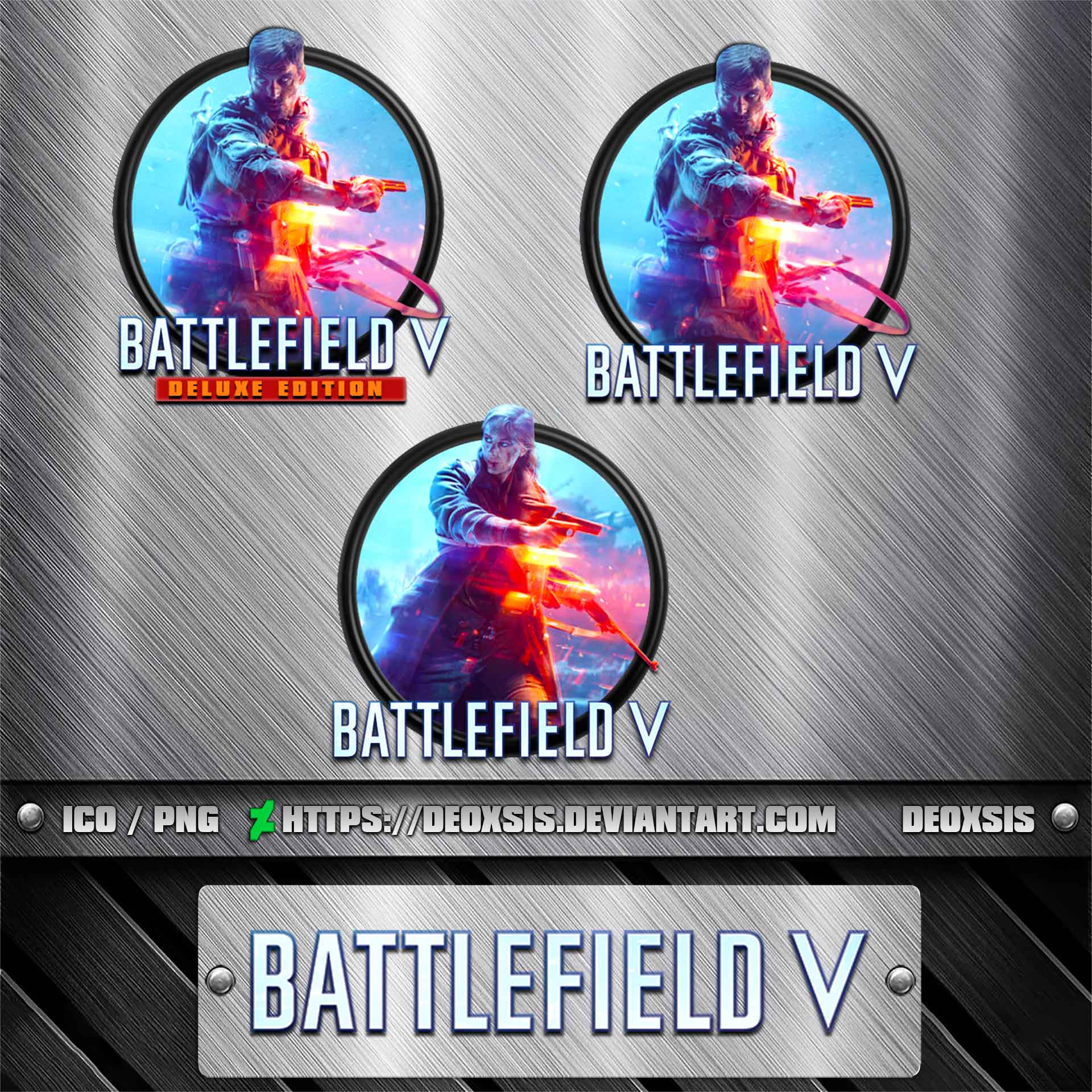 Battlefield V [2018] Round Folder Icon PC by deoxsis on DeviantArt