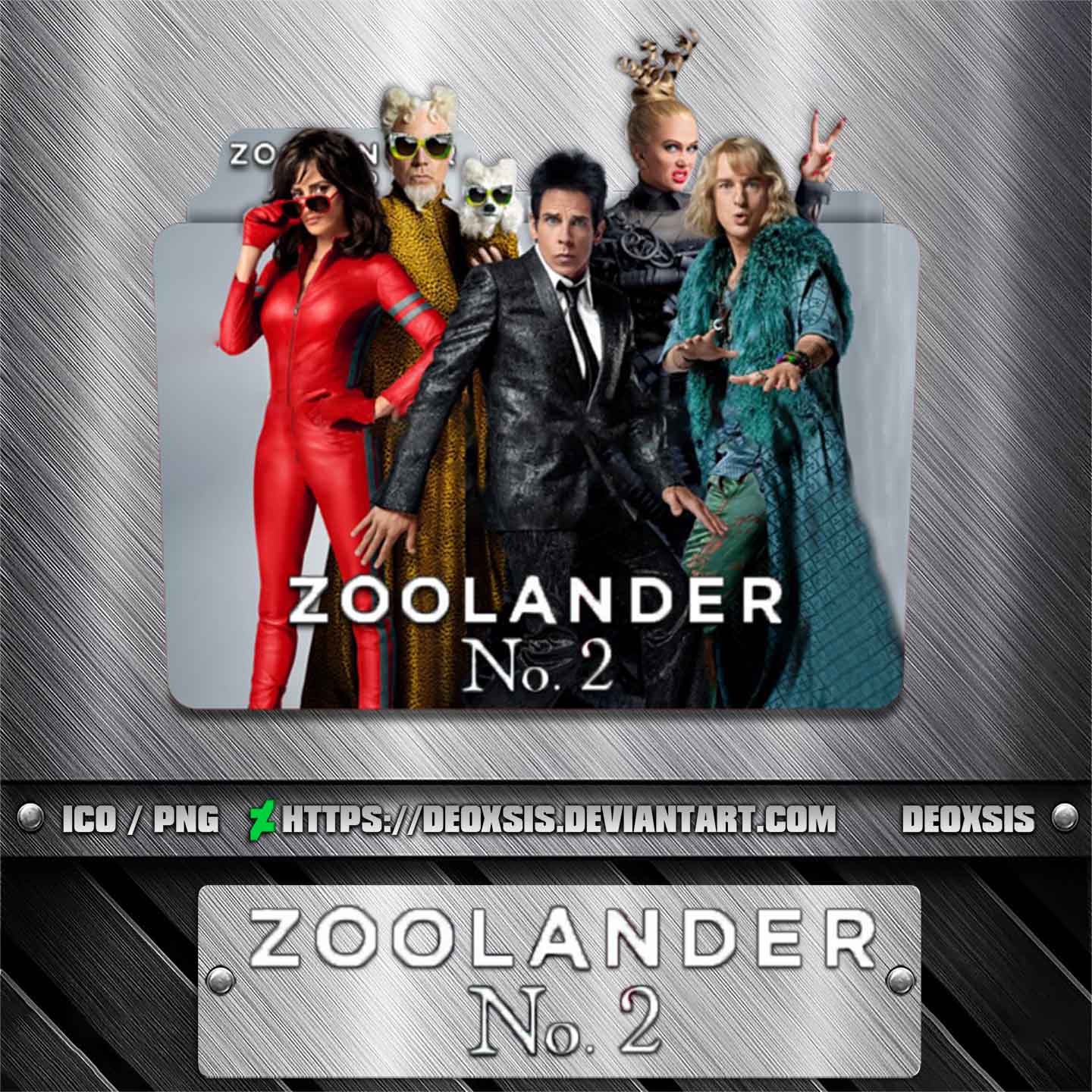 Zoolander No.2 [2016] Folder Icon by deoxsis on DeviantArt