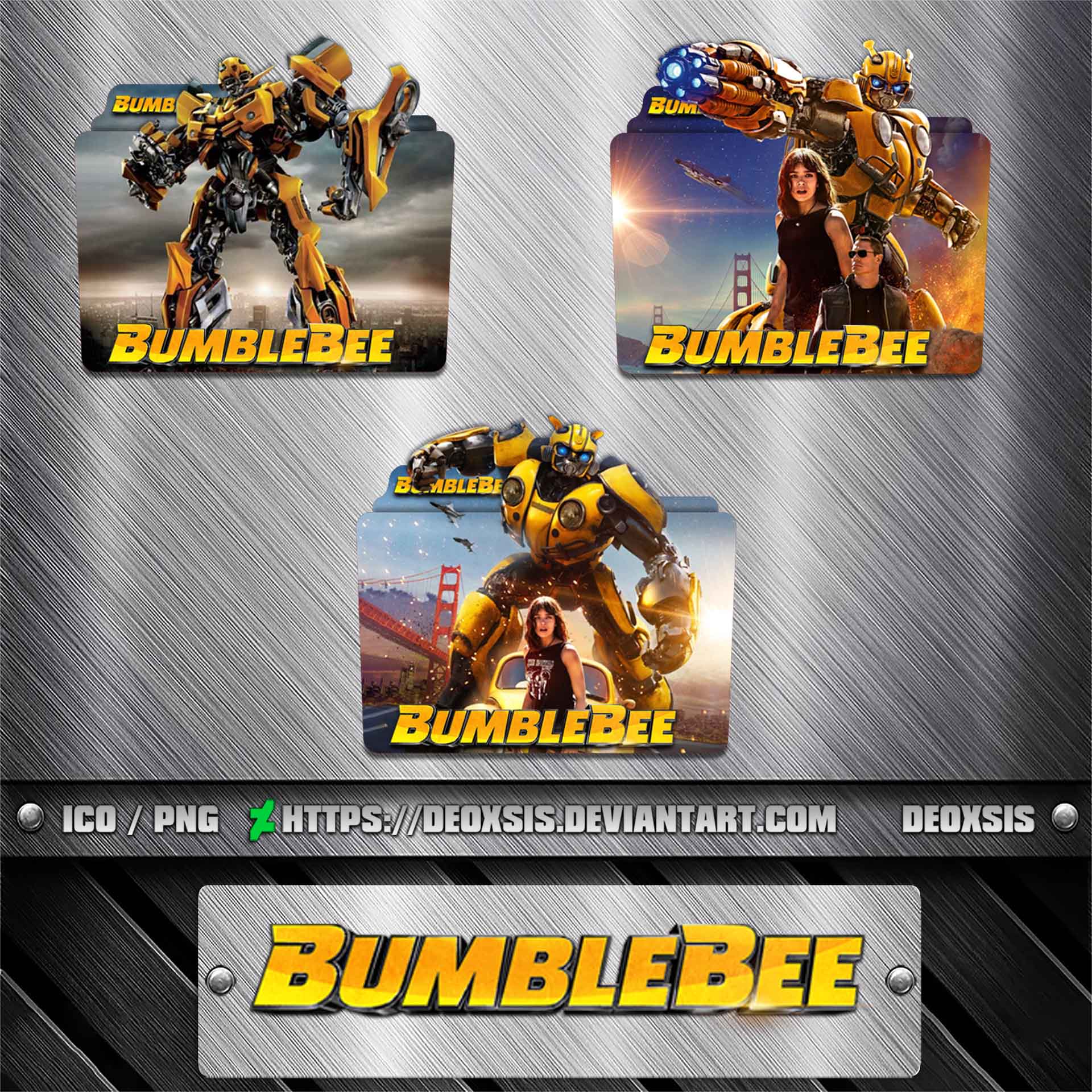 Bumblebee [2018] Folder Icon Pack v1 by deoxsis on DeviantArt