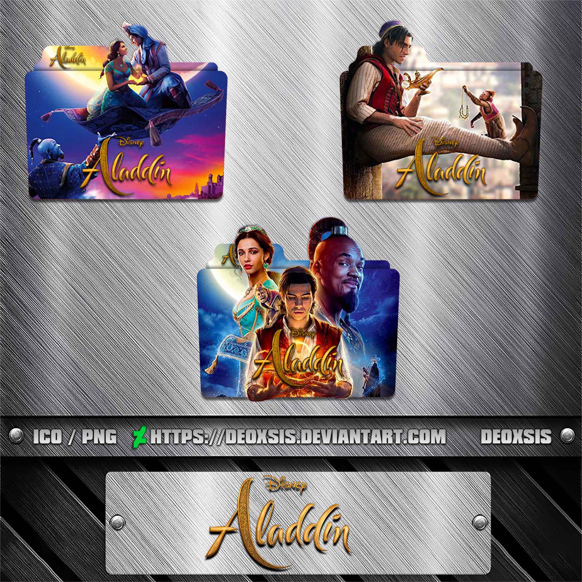 Aladdin [2019] Folder Icon Pack by deoxsis on DeviantArt