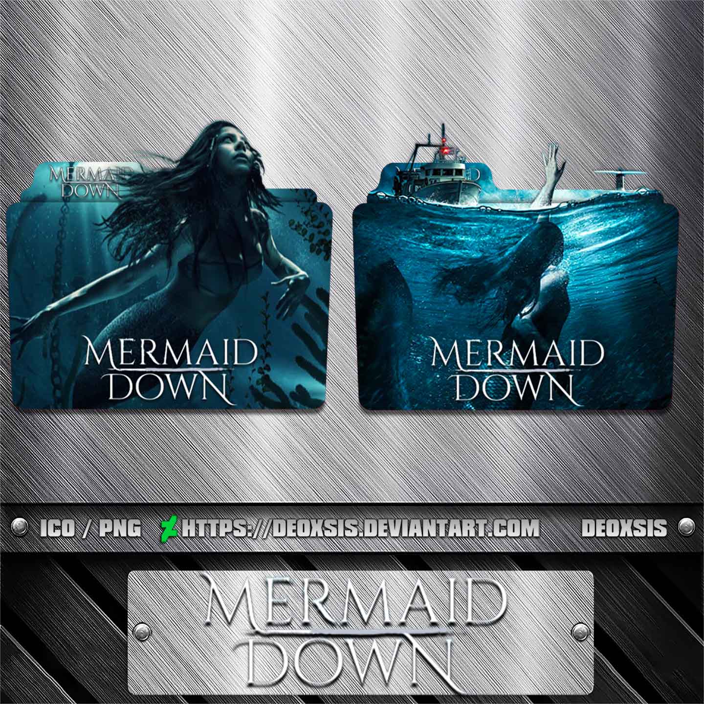 Mermaid Down [2019] Folder Icon Pack by deoxsis on DeviantArt