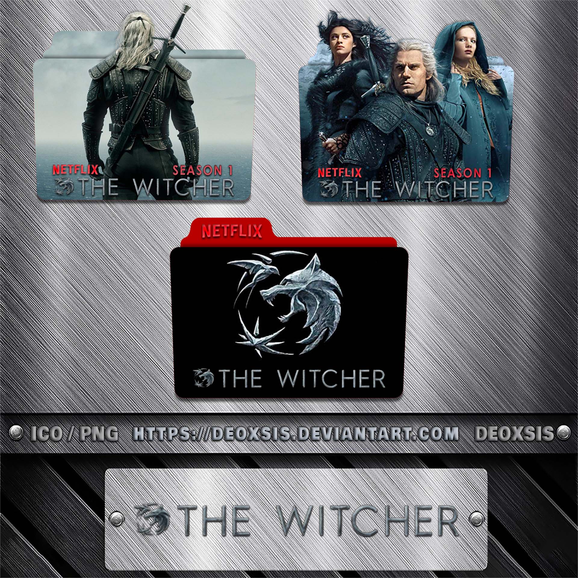 The Witcher [2019] Folder Icon Pack by deoxsis on DeviantArt