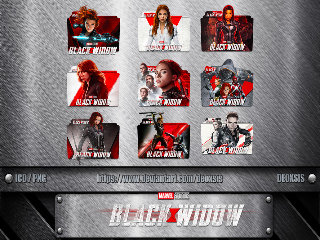 Black Widow [2021] Folder Icon Pack by deoxsis on DeviantArt