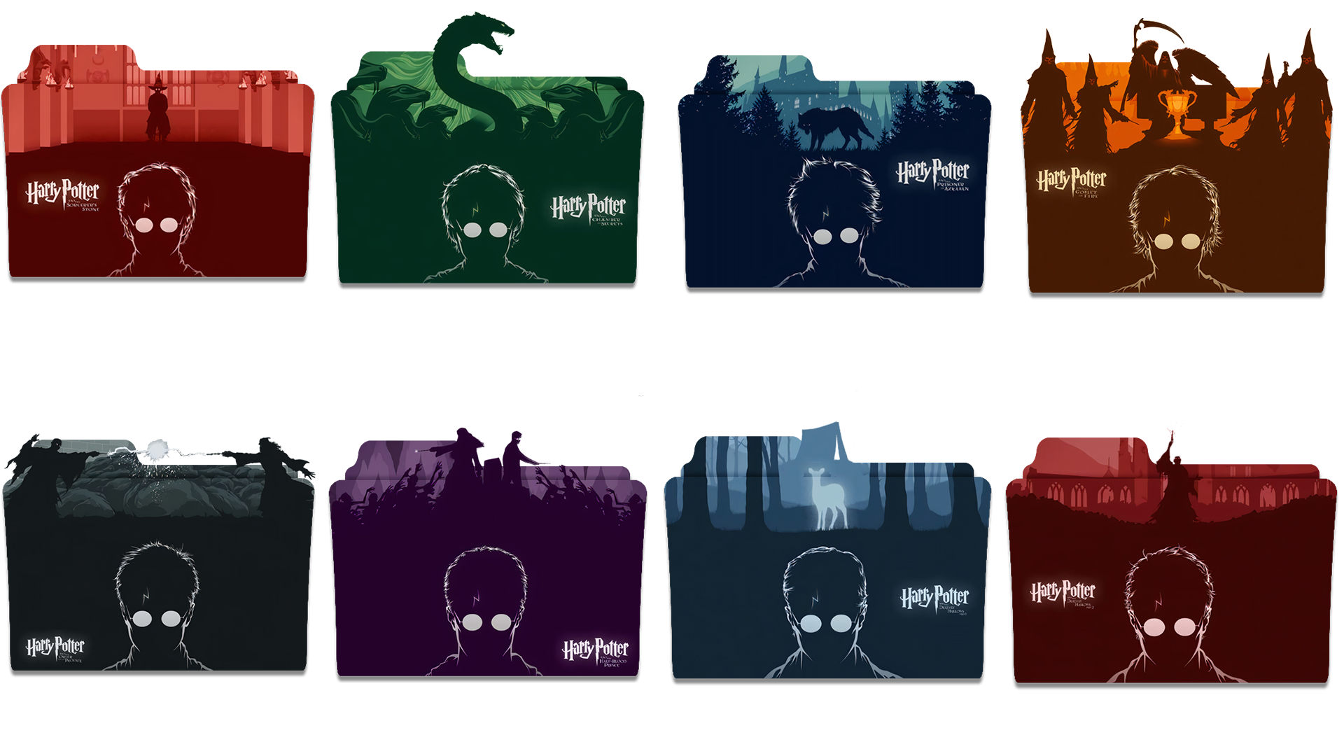 Harry Potter Collection 2001-2011 Folder Icon by HosseinEnr7que on ...