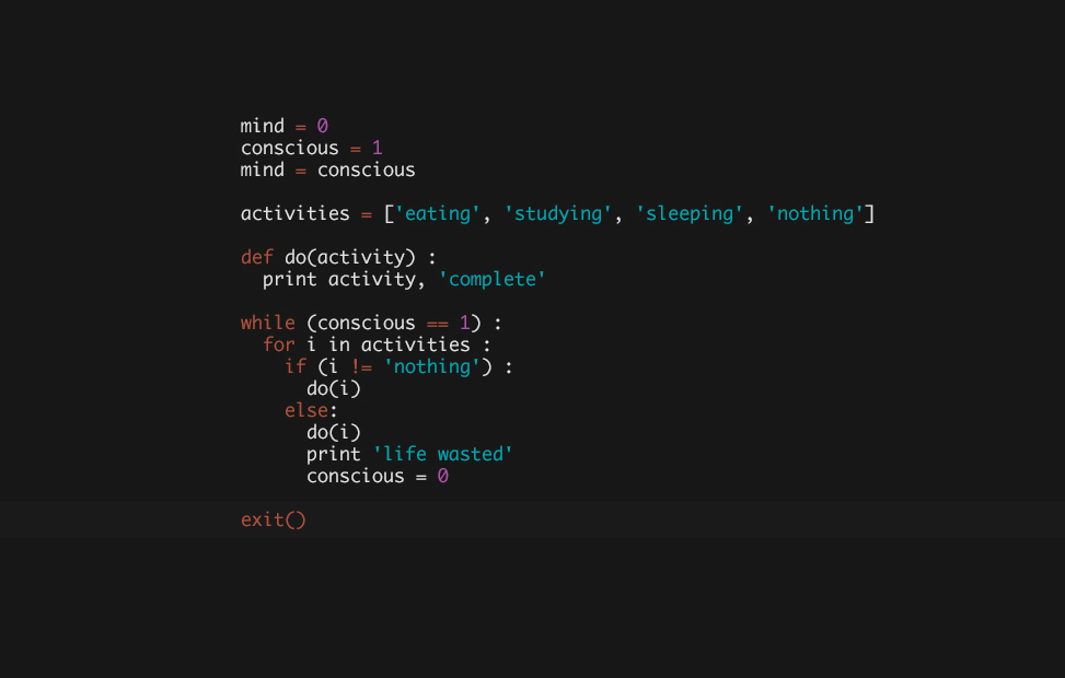 'LIFE WASTED' code by AlecMcLeod on DeviantArt