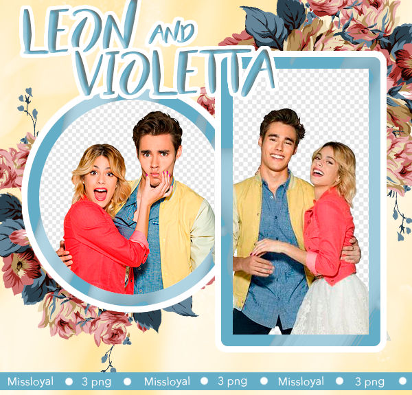PNG PACK 22 - Leon and Violetta by MissLoyal on DeviantArt