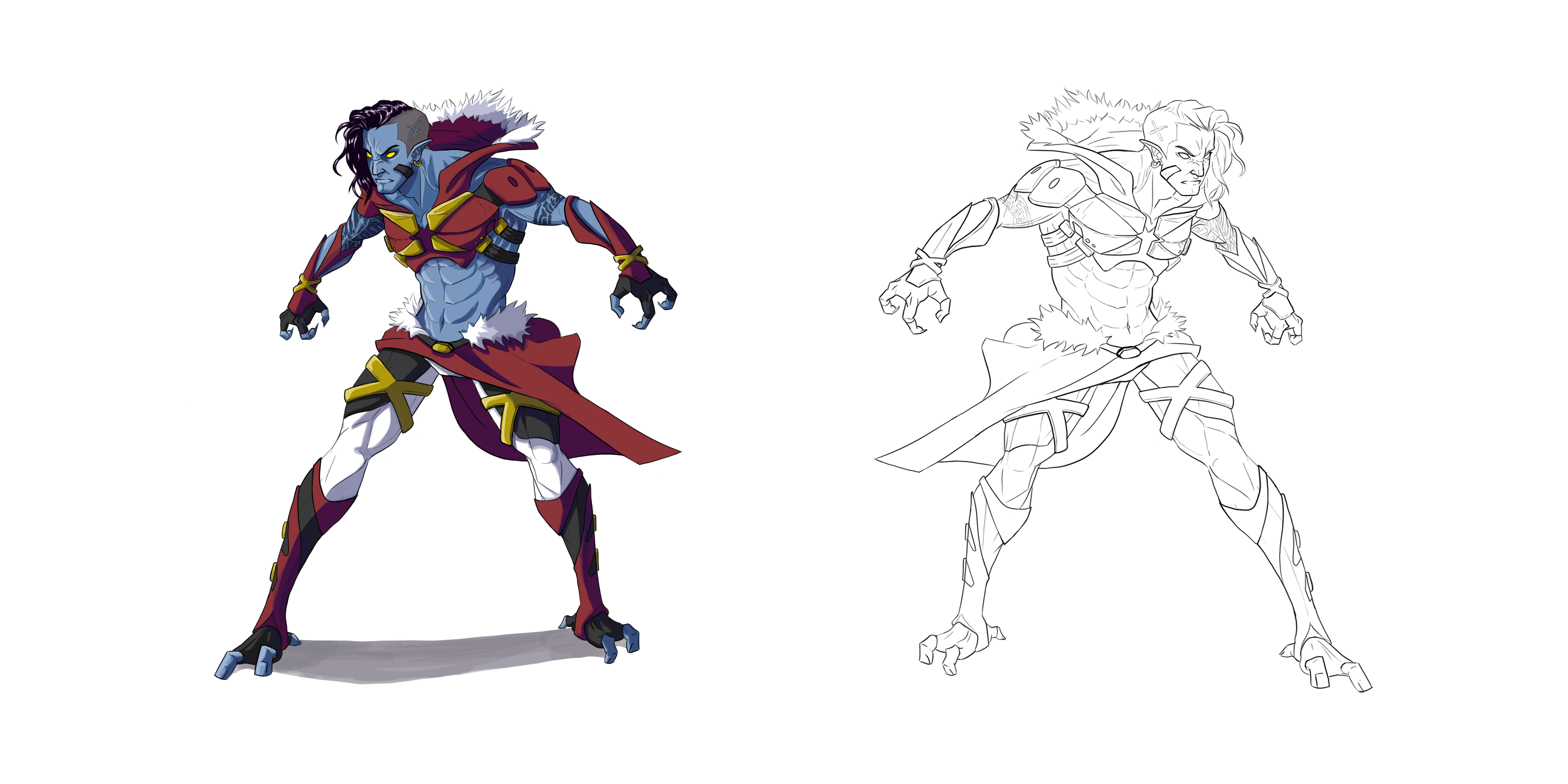 Redesign NightCrawler of Marvel by ReedSoull on DeviantArt
