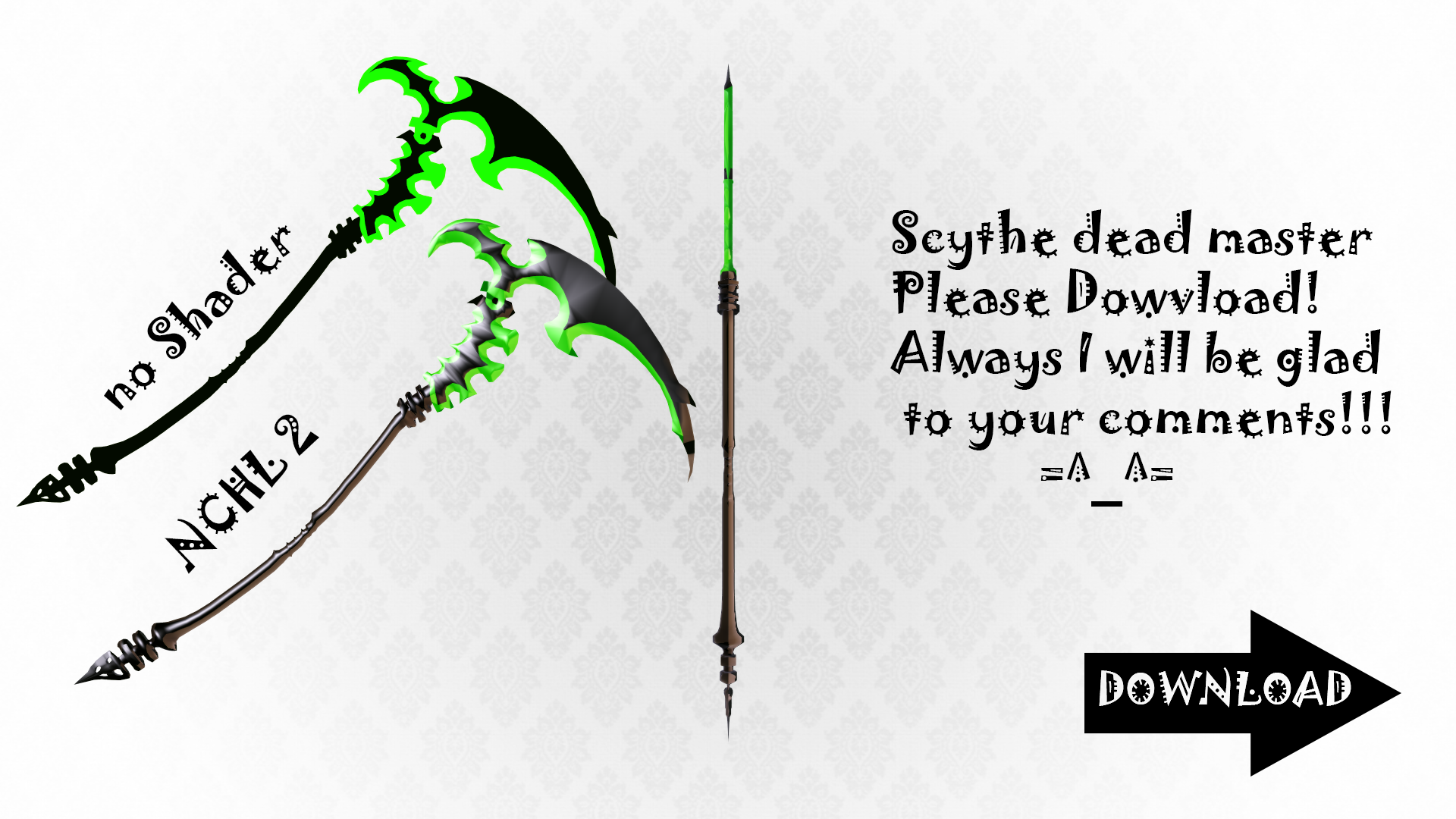 MMD scythe DL by Revik12 on DeviantArt