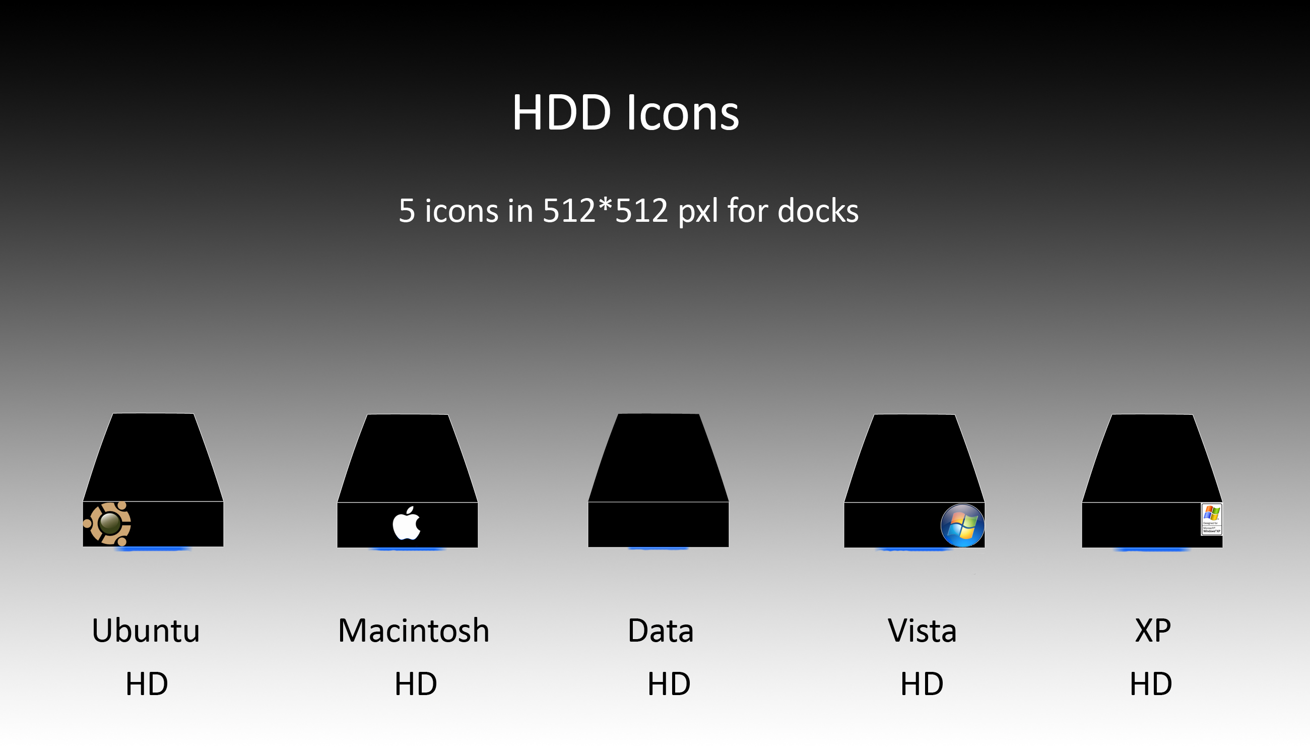 HDD Icons by lebreton on DeviantArt