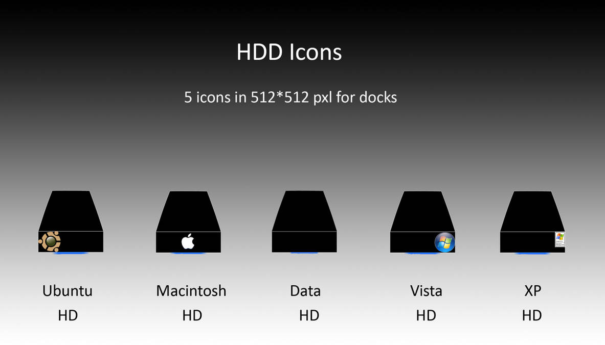 HDD Icons by lebreton on DeviantArt