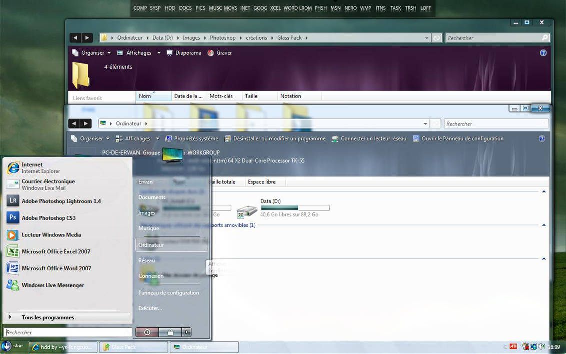 Glass Theme Full Pack V1 by lebreton on DeviantArt