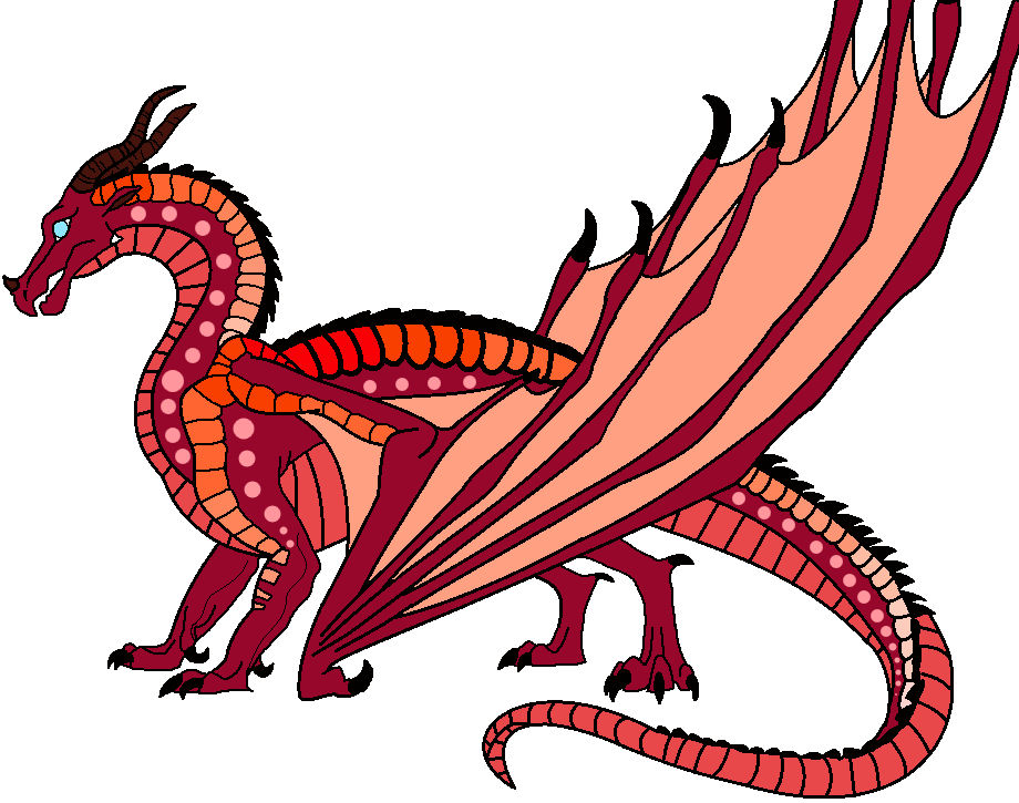 Wings of fire Oc: Rose (Skywing/Rainwing) by dcat12 on DeviantArt