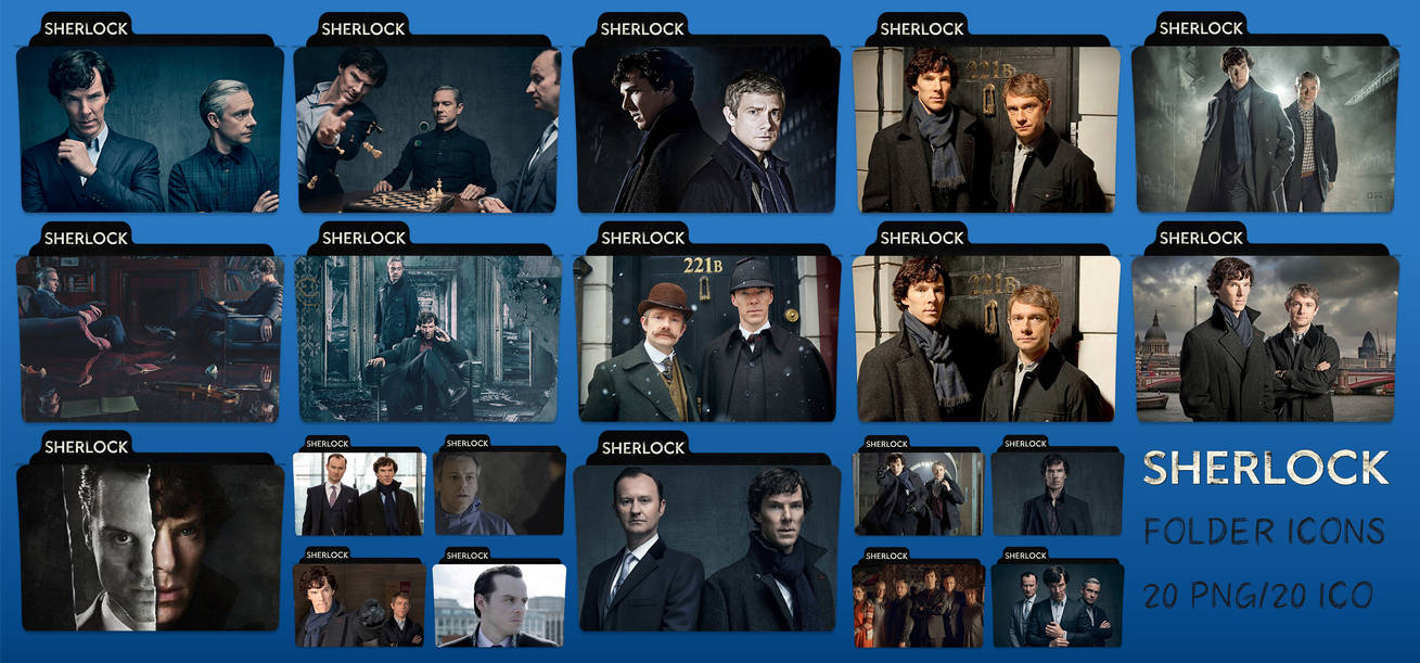 Sherlock Folder Icons Pack by ChrisNeville85 on DeviantArt