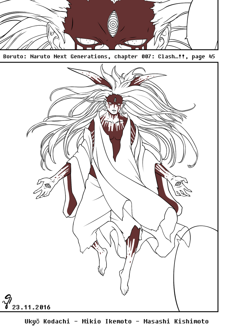 Boruto: NNG ch7 p45 line-art free psd Momoshiki by KillerbeeSan on ...