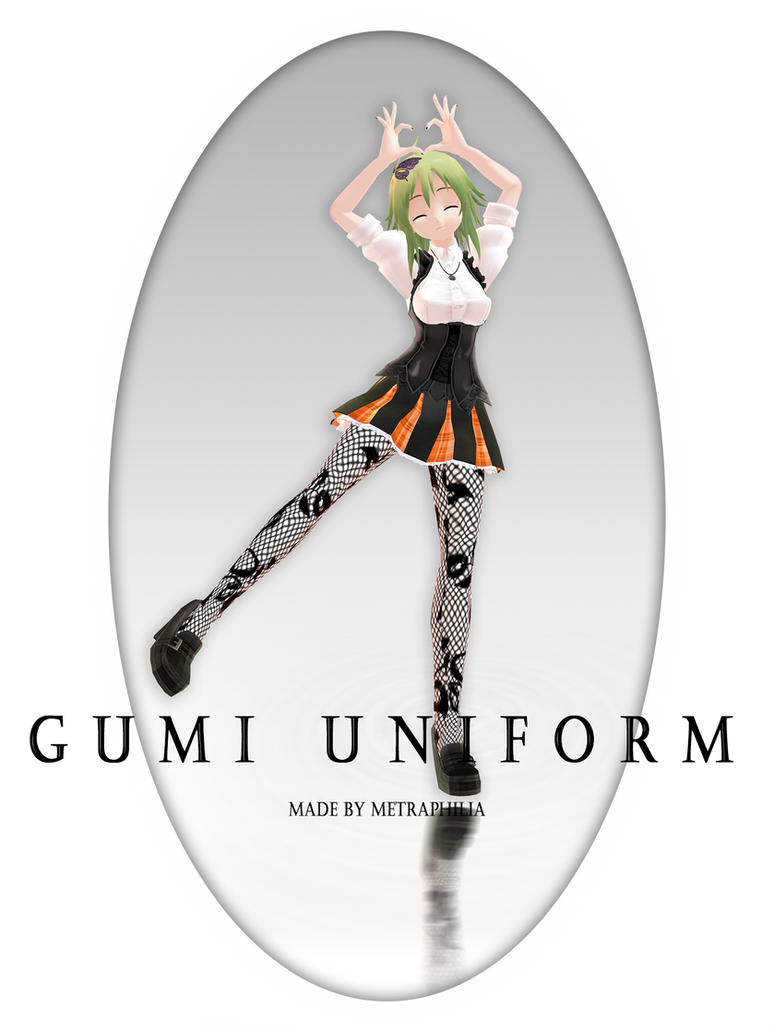 [MMD Model] Gumi Uniform DL by Metra-Philia on DeviantArt