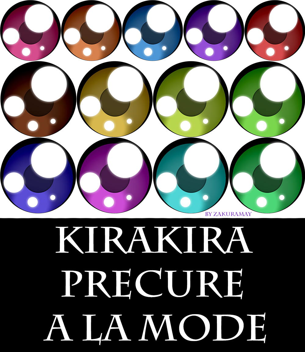 [Kirakira PreCure a la Mode] Eye Texture [+DL] by Metra-Philia on ...