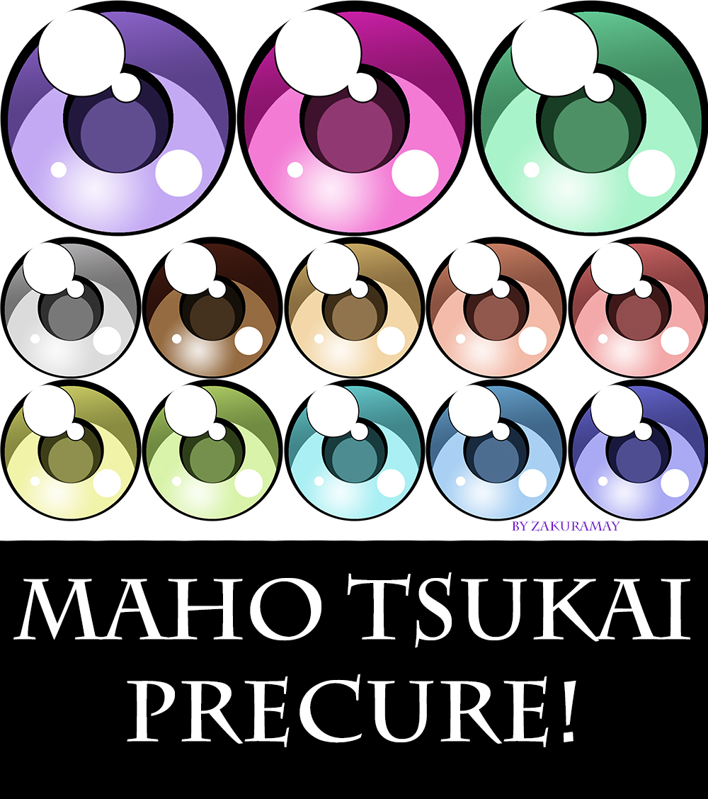 [Maho Tsukai PreCure!] Eye Texture [+DL] by Metra-Philia on DeviantArt