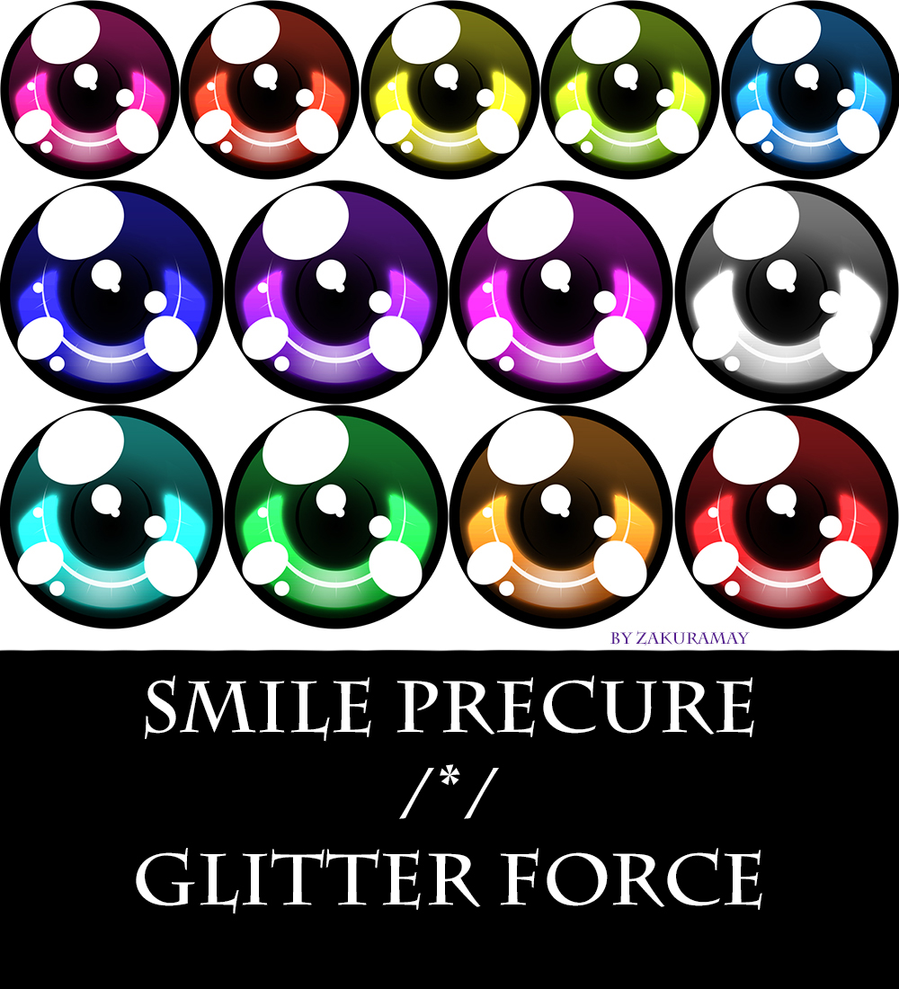 [Smile PreCure] Eye Texture [+DL] by Metra-Philia on DeviantArt