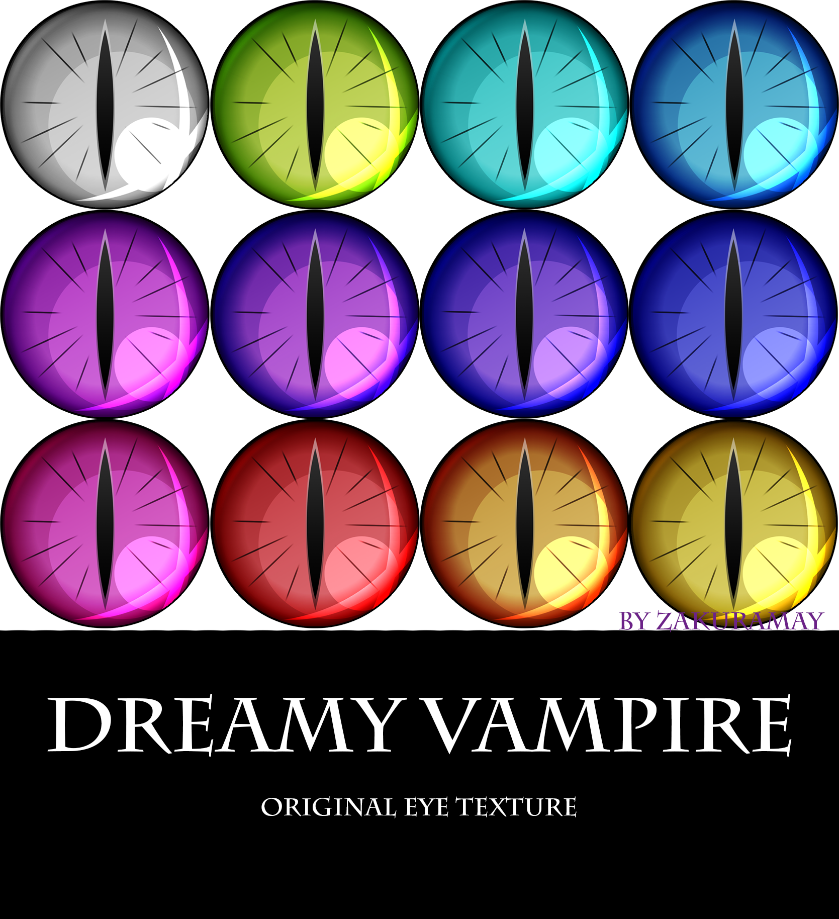 [Dreamy Vampire] eye texture [Download] by Metra-Philia on DeviantArt