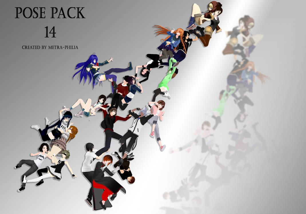 [ MMD Pose Pack Download] #14 by Metra-Philia on DeviantArt