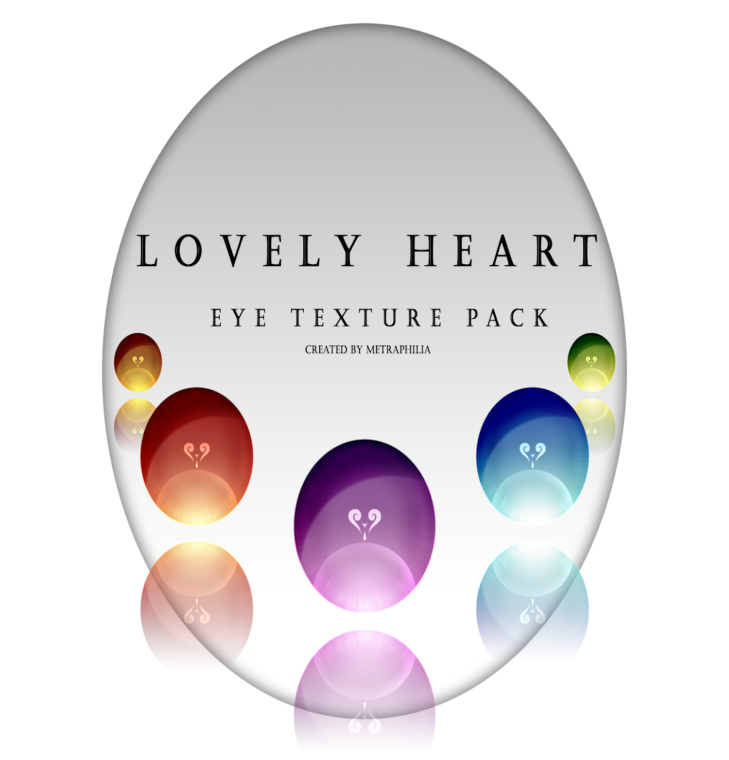 [Eye Texture pack] Lovely Heart Free DL + Ptu .psd by Metra-Philia on ...