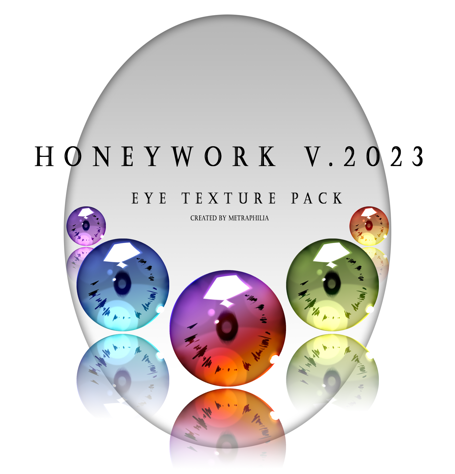 [Anime Eye Texture] Honeywork V.2023 FreeDL + PTU by Metra-Philia on ...