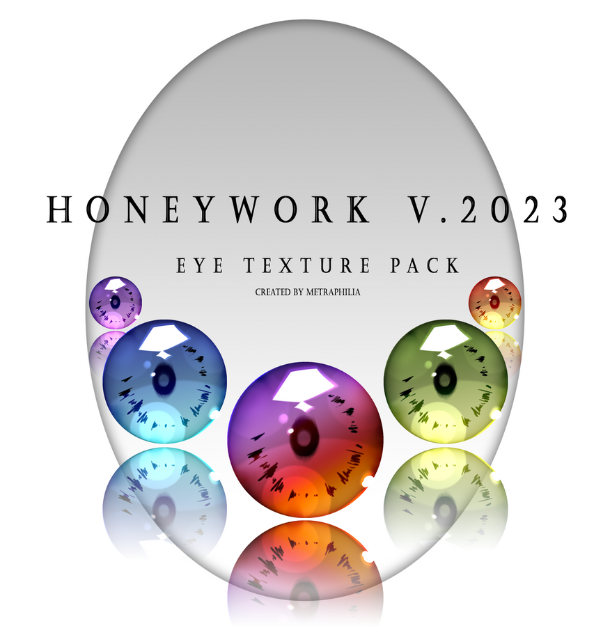 [Anime Eye Texture] Honeywork V.2023 FreeDL + PTU by Metra-Philia on ...